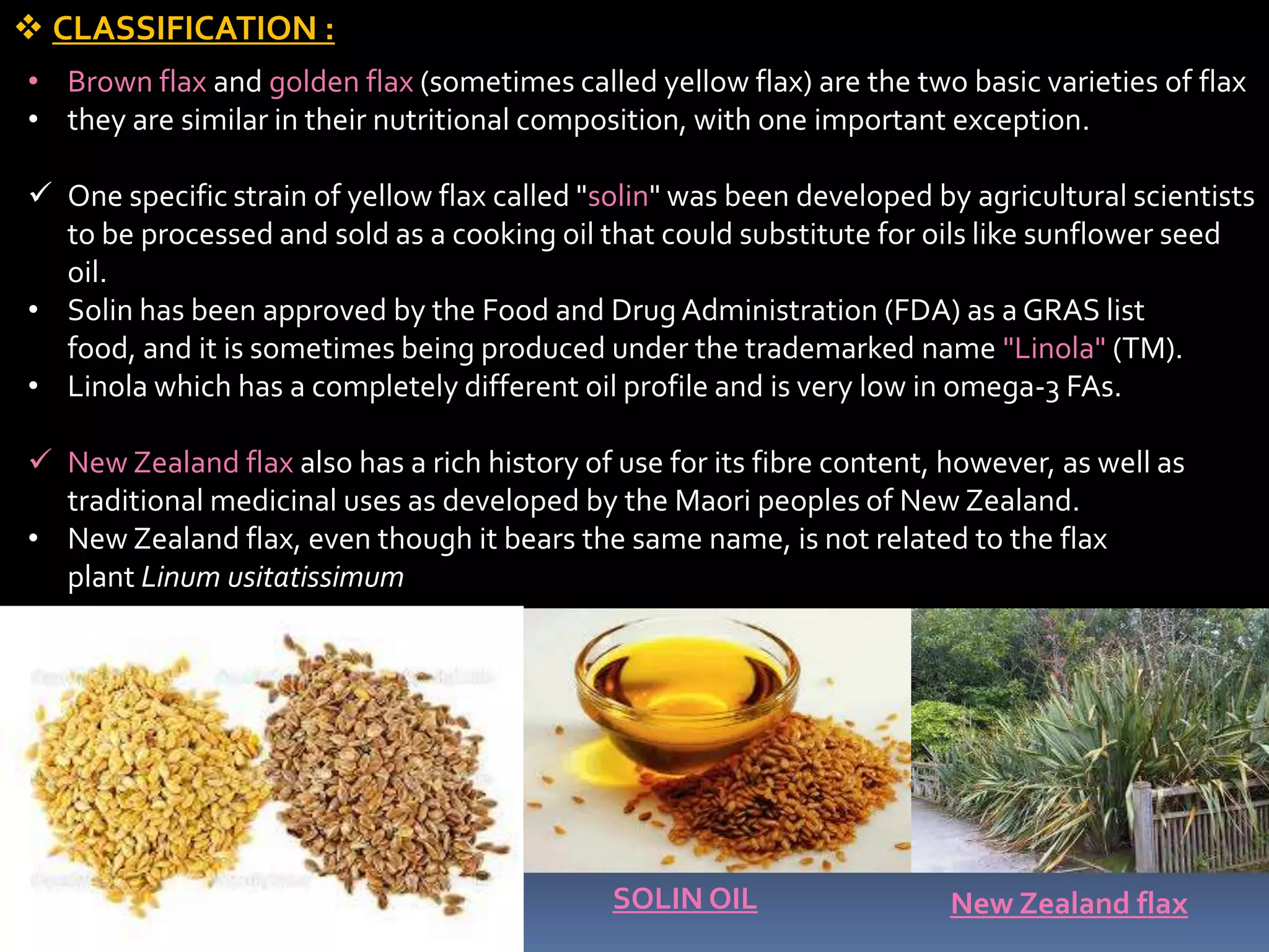 Flaxseeds | PPTX