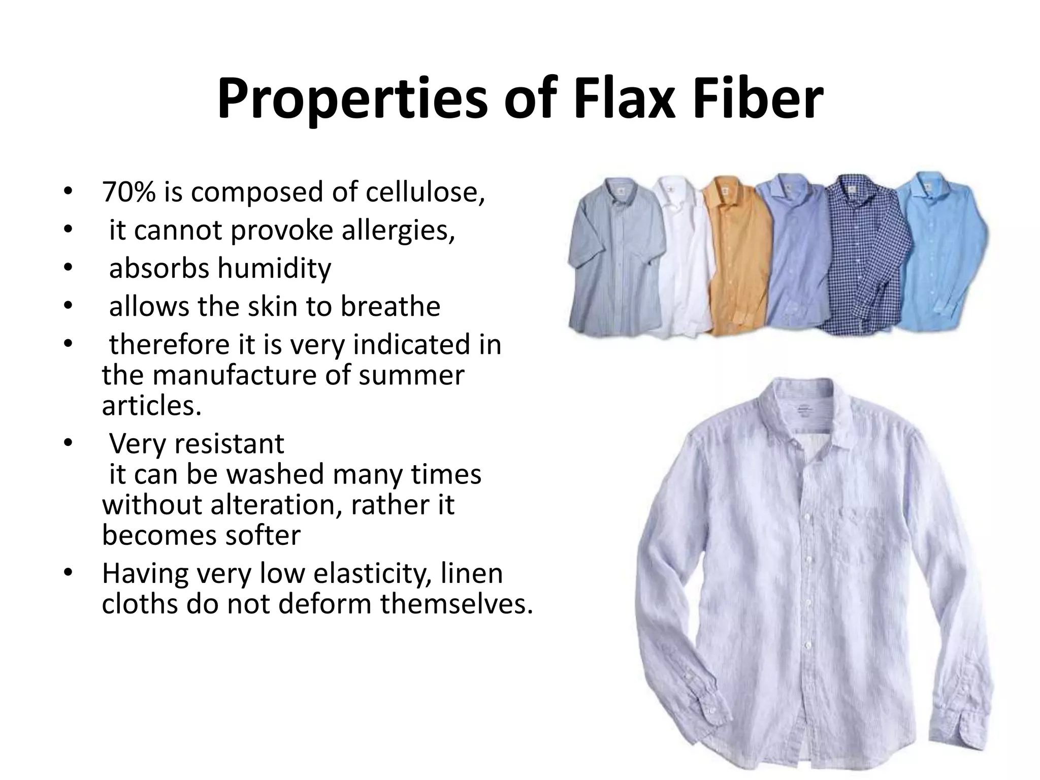 Flax yarn and fabrics | PPTX