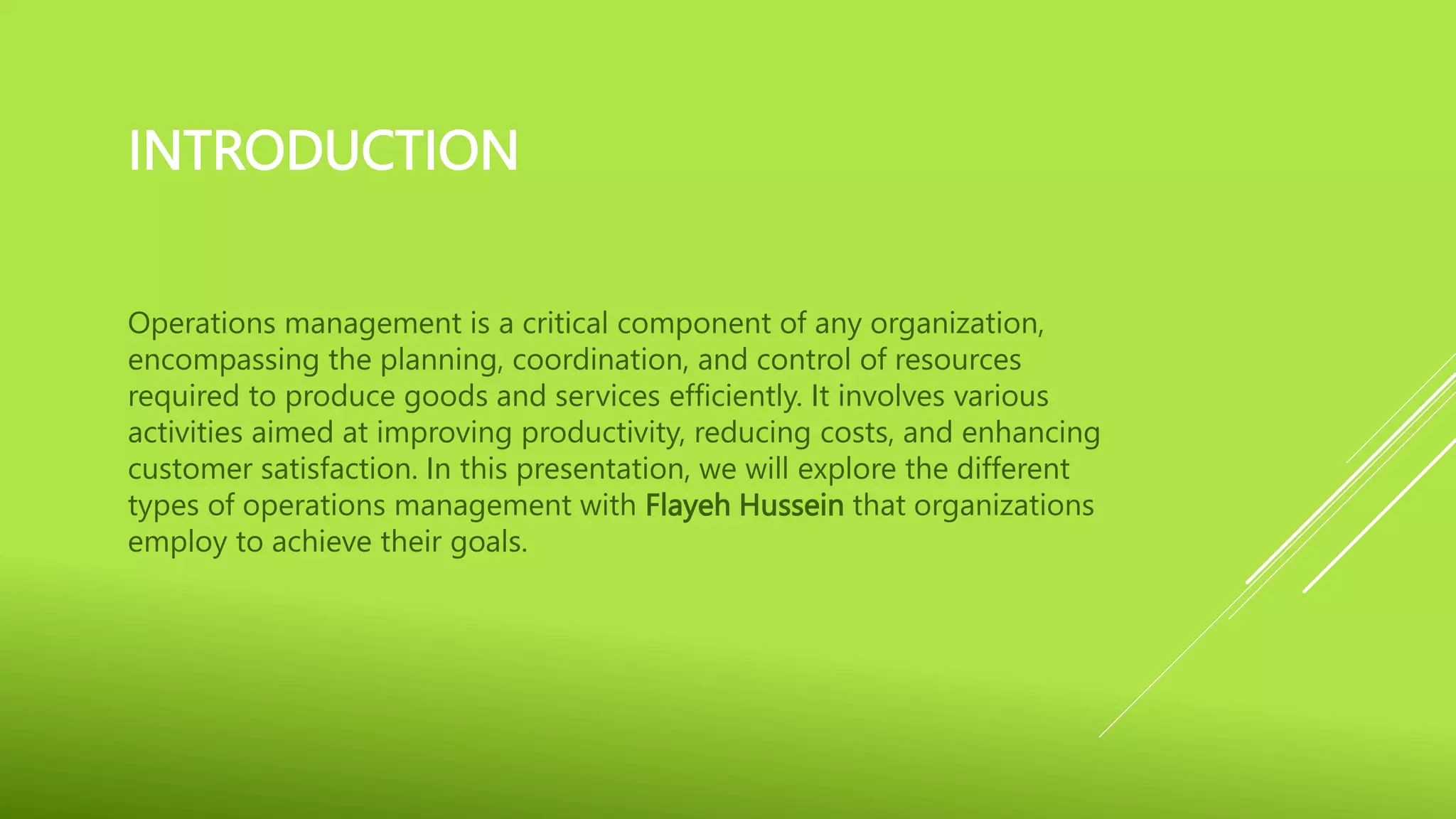 Flayeh Hussein - Types of Operations Management.pptx