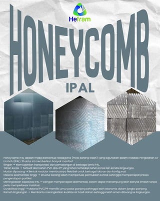Honeycomb IPAL Atau Media Sarang Tawon !!! | PDF