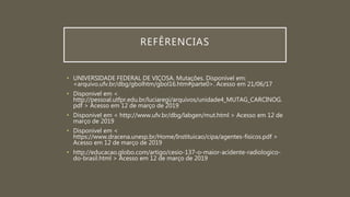 Agentes Mutagênico | PPTX