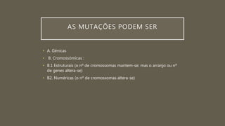 Agentes Mutagênico | PPTX