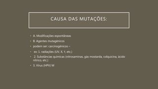 Agentes Mutagênico | PPTX