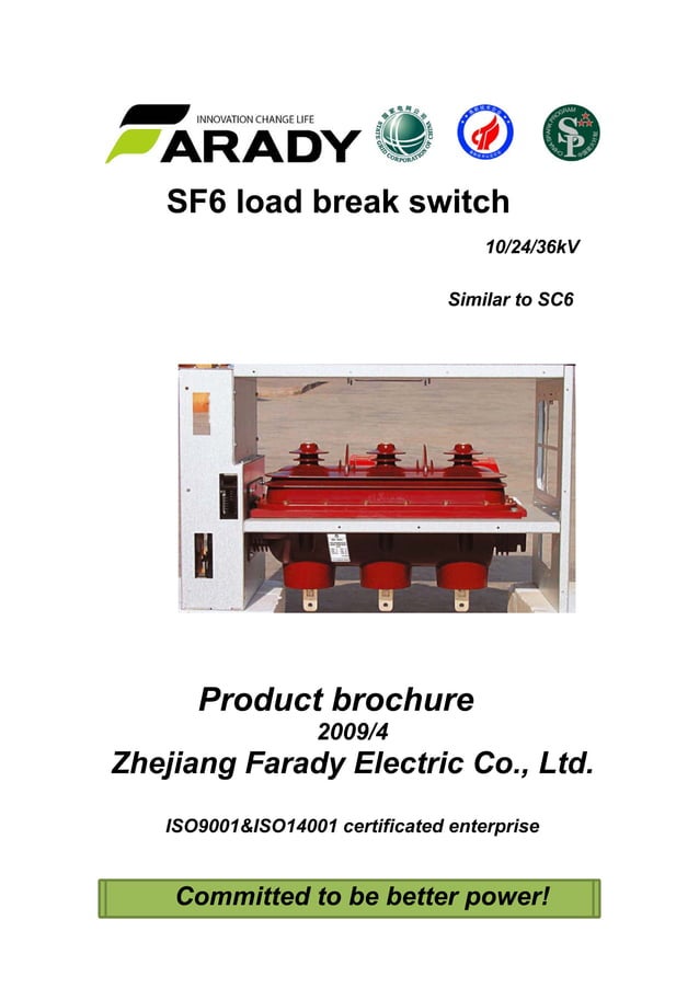 Flbs36 sf6 switch disconnector | PDF