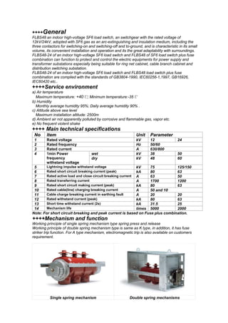 Flbs48 sf6 load break switch | PDF