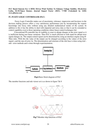 Flc based statcom for a dfig driven wind turbine to enhance voltage stability | PDF