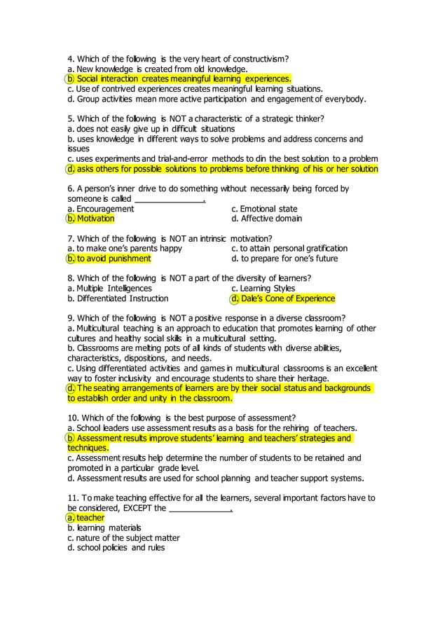 FLCT Chapter 1 Modules.docx | Educational Assessment | Education