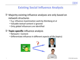 Scalable Topic-Specific Influence Analysis on Microblogs | PPT