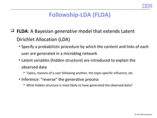 Scalable Topic-Specific Influence Analysis on Microblogs | PPT