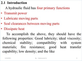 Chapter two fluid power system lecture note | PDF