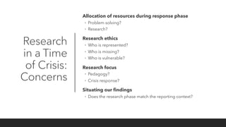 Distance Teaching and Learning in a Time of Crisis | PDF