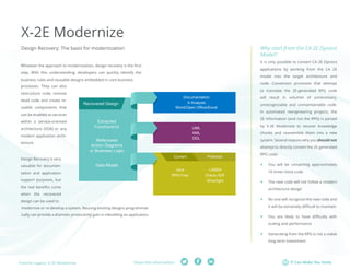 X-2E Modernize | PPT