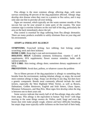Flea allergy | PDF