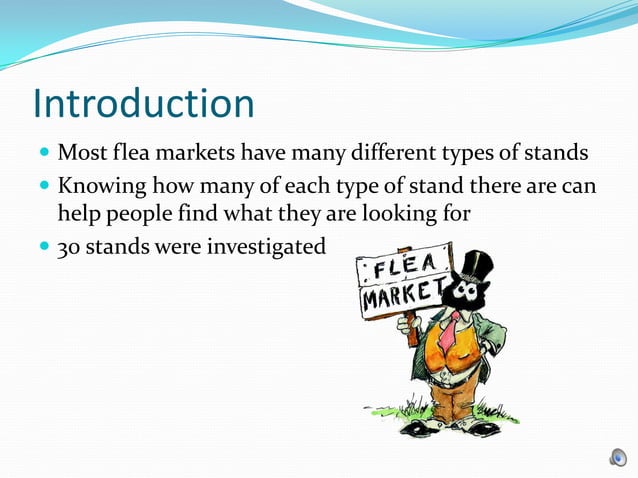 Flea Market Final Draft | PPT