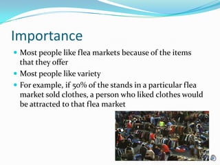 Flea Market Final Draft | PPSX
