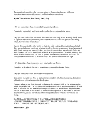 Fleas know your enemy | PDF