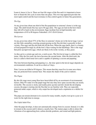 Fleas know your enemy | PDF | Biological Sciences | Science