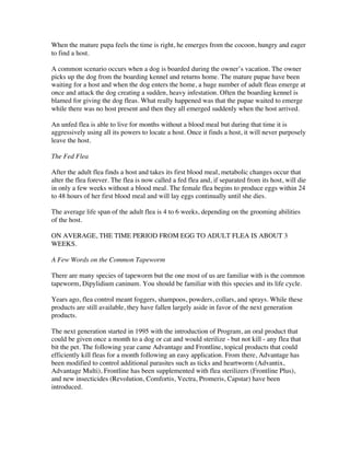 Fleas know your enemy | PDF | Biological Sciences | Science