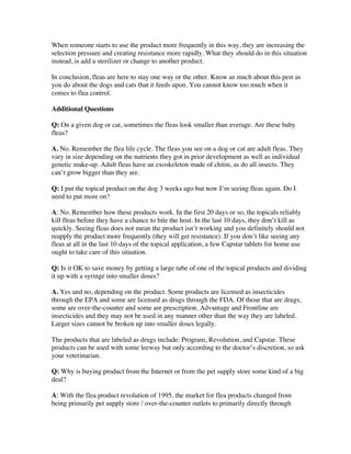 Fleas know your enemy | PDF