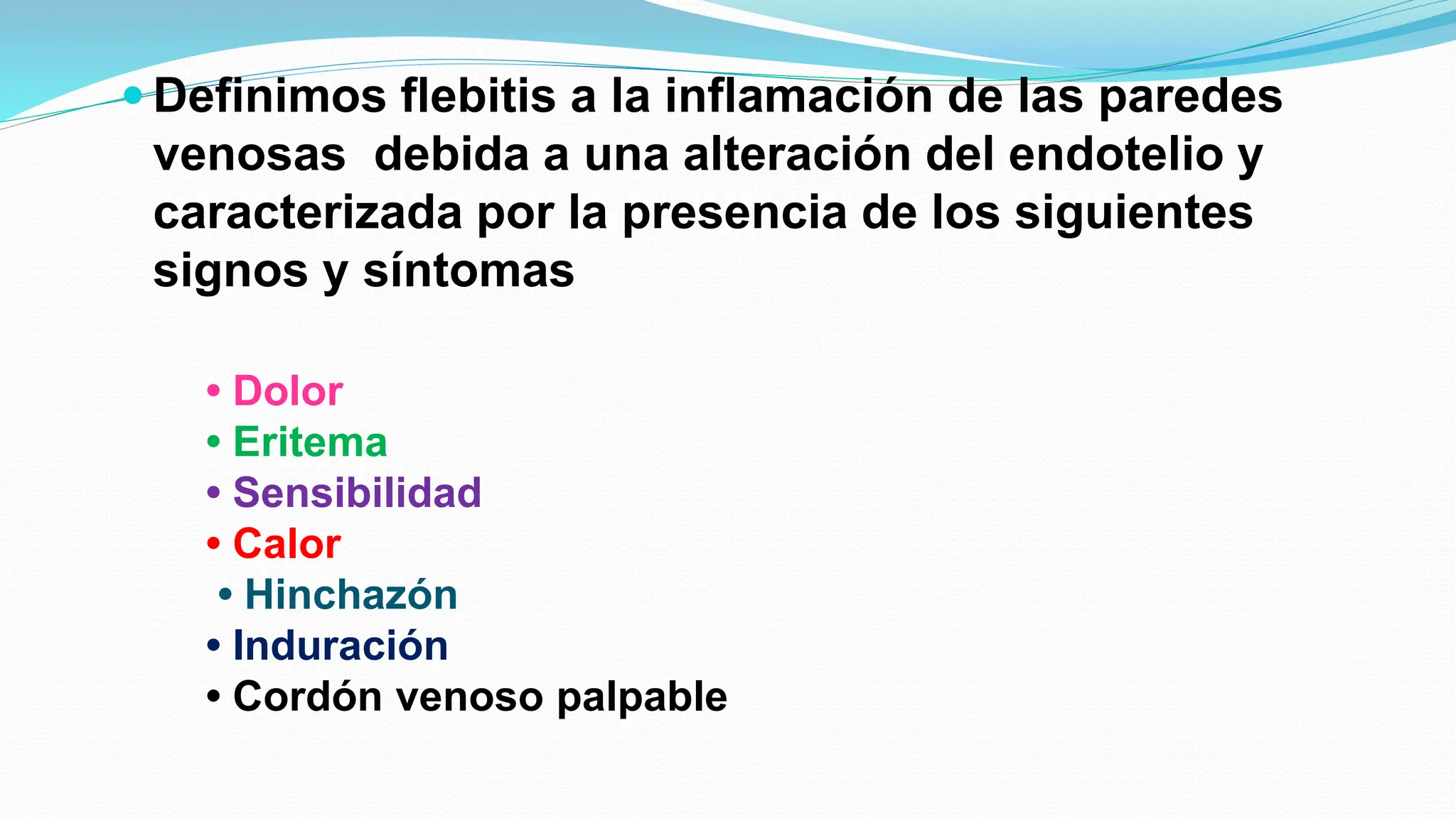 flebitis, causas, intervenciones de enfermería | PPTX