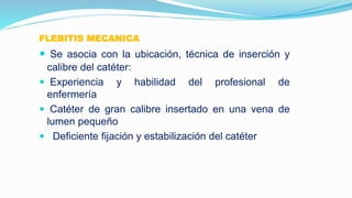 flebitis, causas, intervenciones de enfermería | PPTX