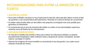 TIPOS DE FLEBITIS Y CUIDADOS DE ENFERMERÍA | PPTX