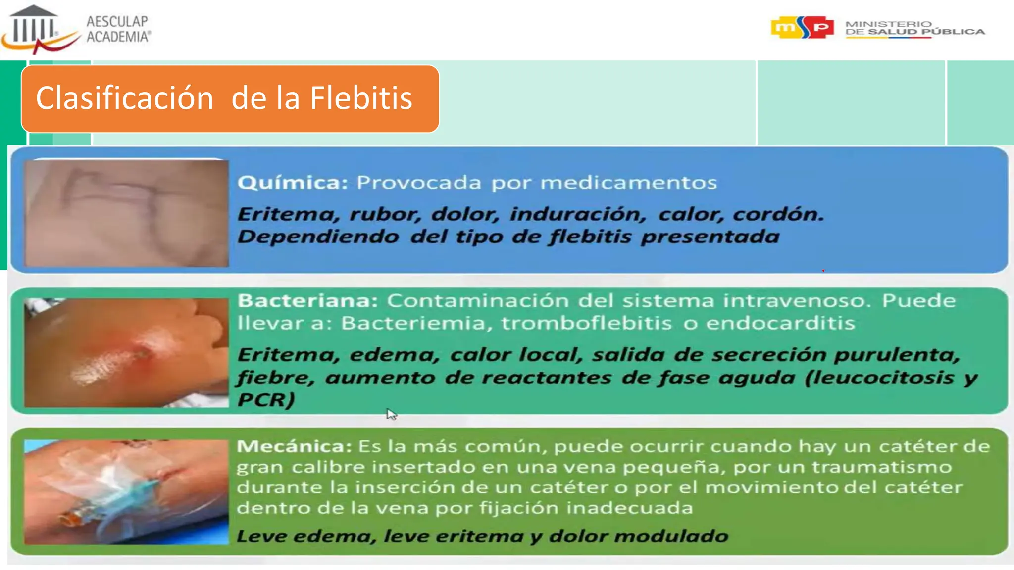 Flebitis QUIMICA, la seguridad en la terapia de infusion HOSPITAL Monte ...
