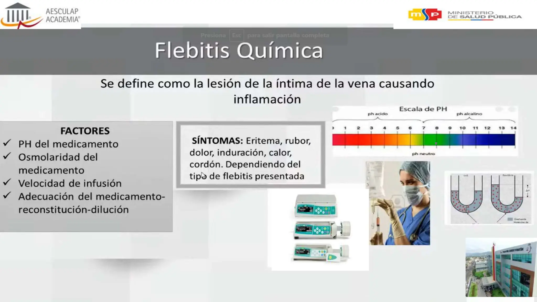 Flebitis QUIMICA, la seguridad en la terapia de infusion HOSPITAL Monte ...