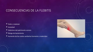 FLEBITIS Y EXTRAVASACION trabajo de enfermeria | PPTX