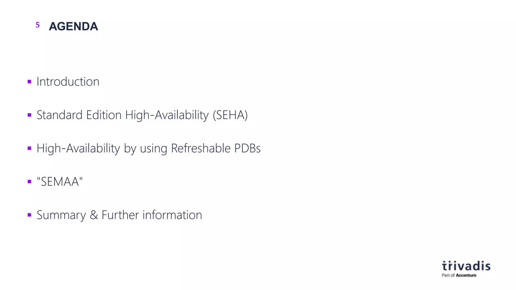 High Availability for Oracle SE2 | PPTX