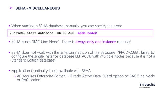 High Availability for Oracle SE2 | PPTX | Databases | Computer Software and Applications