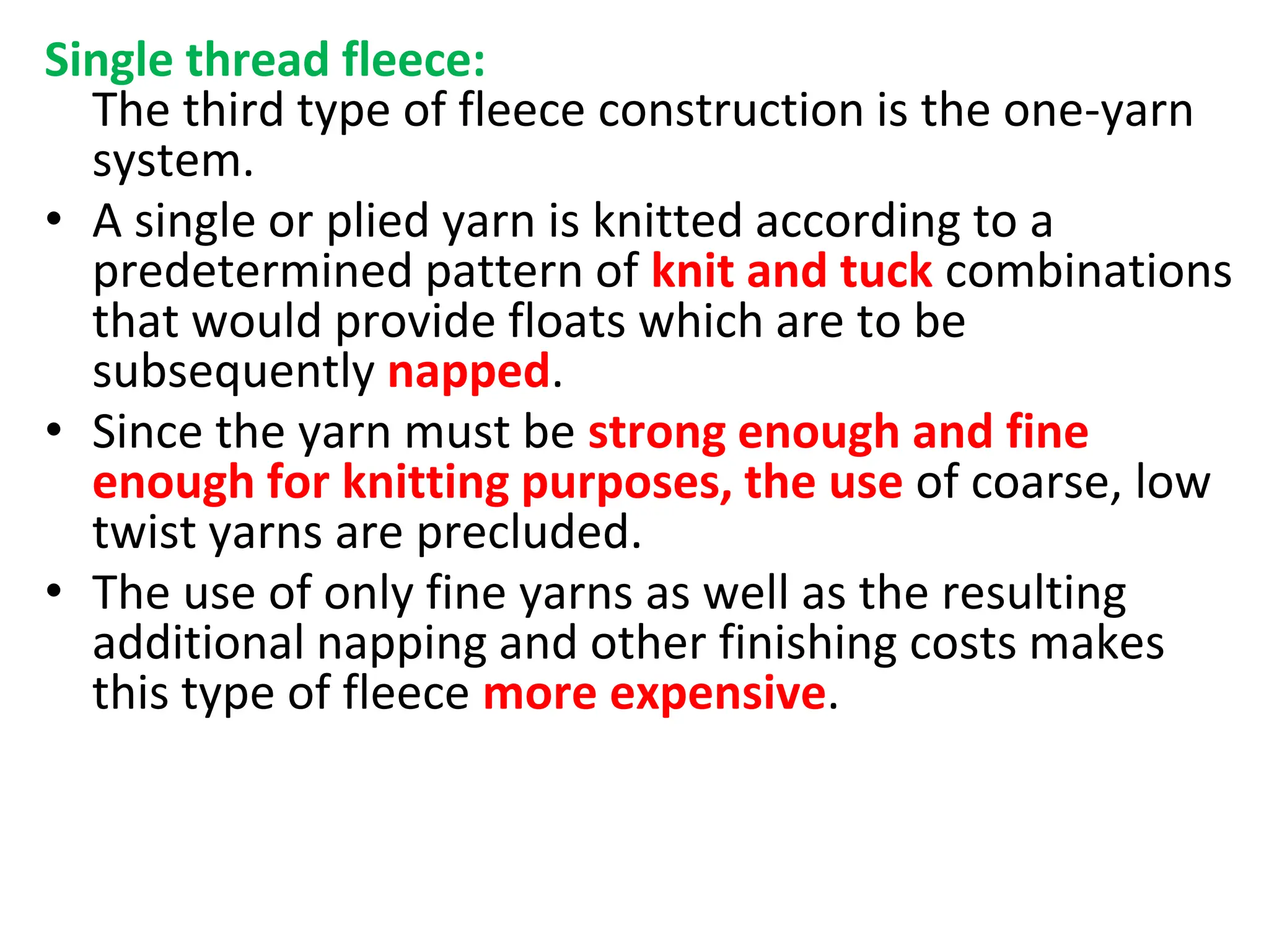 Fleece fabric and its application ..pptx