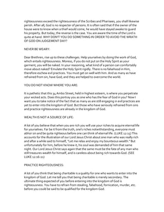 Flee from all manners of sins | DOCX