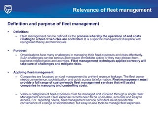 Fleet Management Standard Bank | PPTX