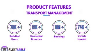 Fleataable ( Fleet & Transport Management Software ) | PDF