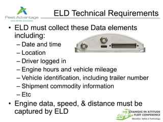 ELD Mandate Overview - Class 8 Trucks | PPT