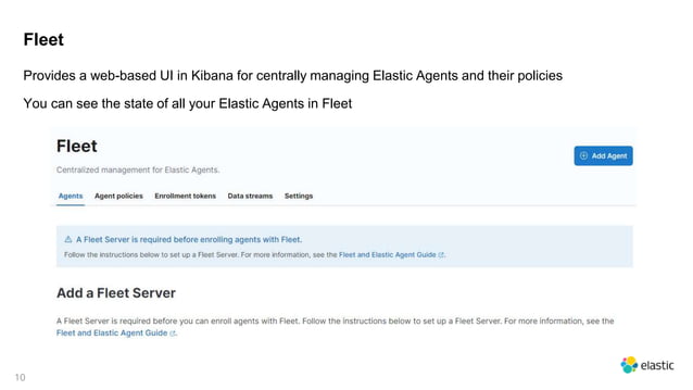 Fleet and elastic agent | PPTX