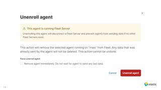 Fleet and elastic agent | PPTX