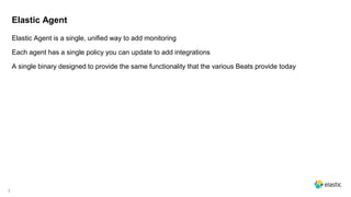 Fleet and elastic agent | PPTX