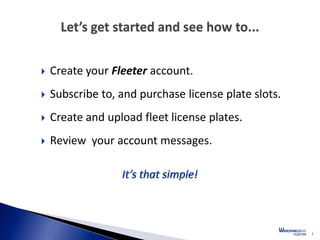 Windshieldink Fleeter User Guide | PDF