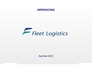 Fleet Logistics Intro Presentation Eng Linkedin | PPT