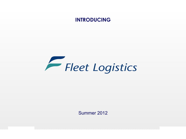 Fleet Logistics Intro Presentation Eng Linkedin | PPT