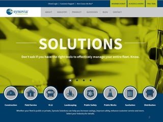 Fleet management - synovia solutions for k 12 and municipal fleets | PPT
