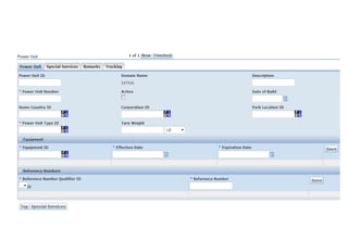 Fleet management in Oracle Transport Management(otm) | PPTX