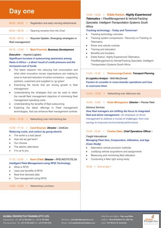 Intelligent Fleet Management 2012 | PDF