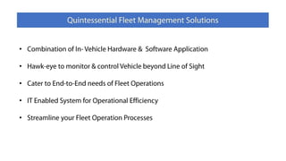 Fleet Management Solutions - Fleet Robo | PDF