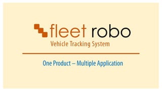 Fleet Management Solutions - Fleet Robo | PDF