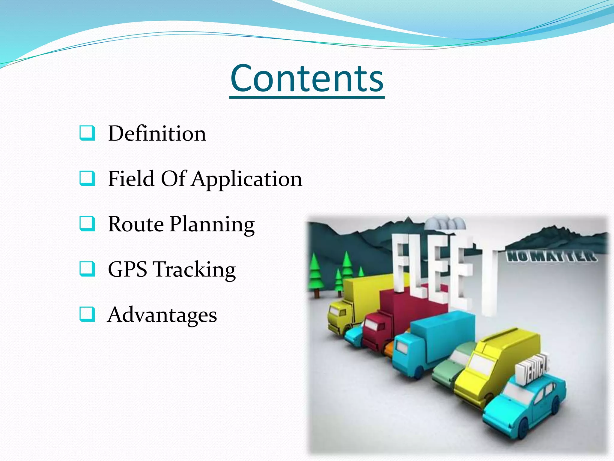 Fleet management system | PPTX