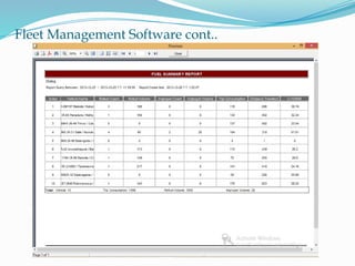 Introduction to Bus fleet management system implementation | PPTX