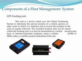 Introduction to Bus fleet management system implementation | PPTX